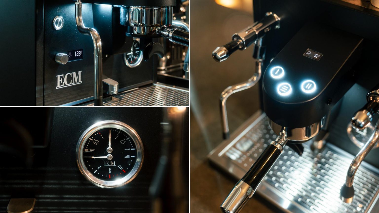 ECM Estetika: Dual boiler espresso machine with new brew group - ECM